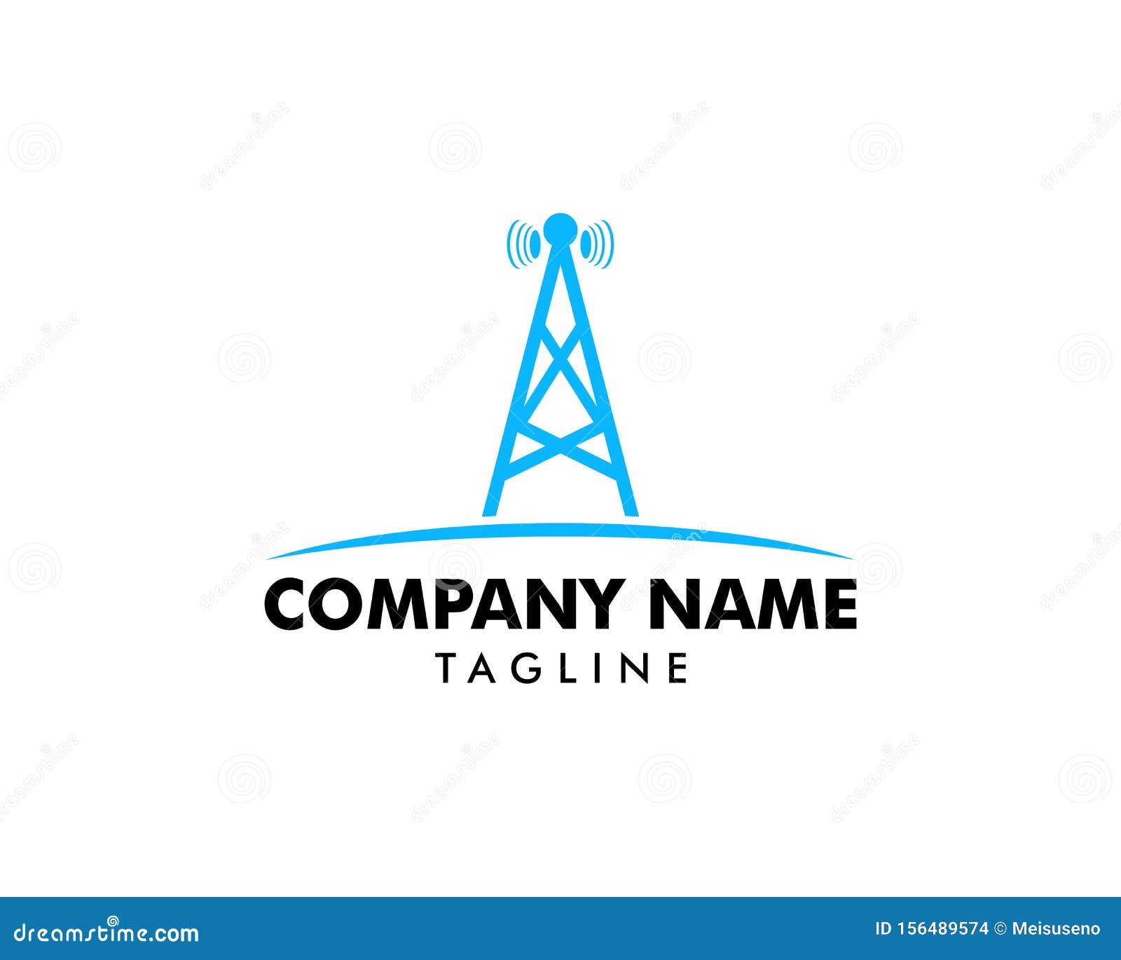 Communication Tower Logo