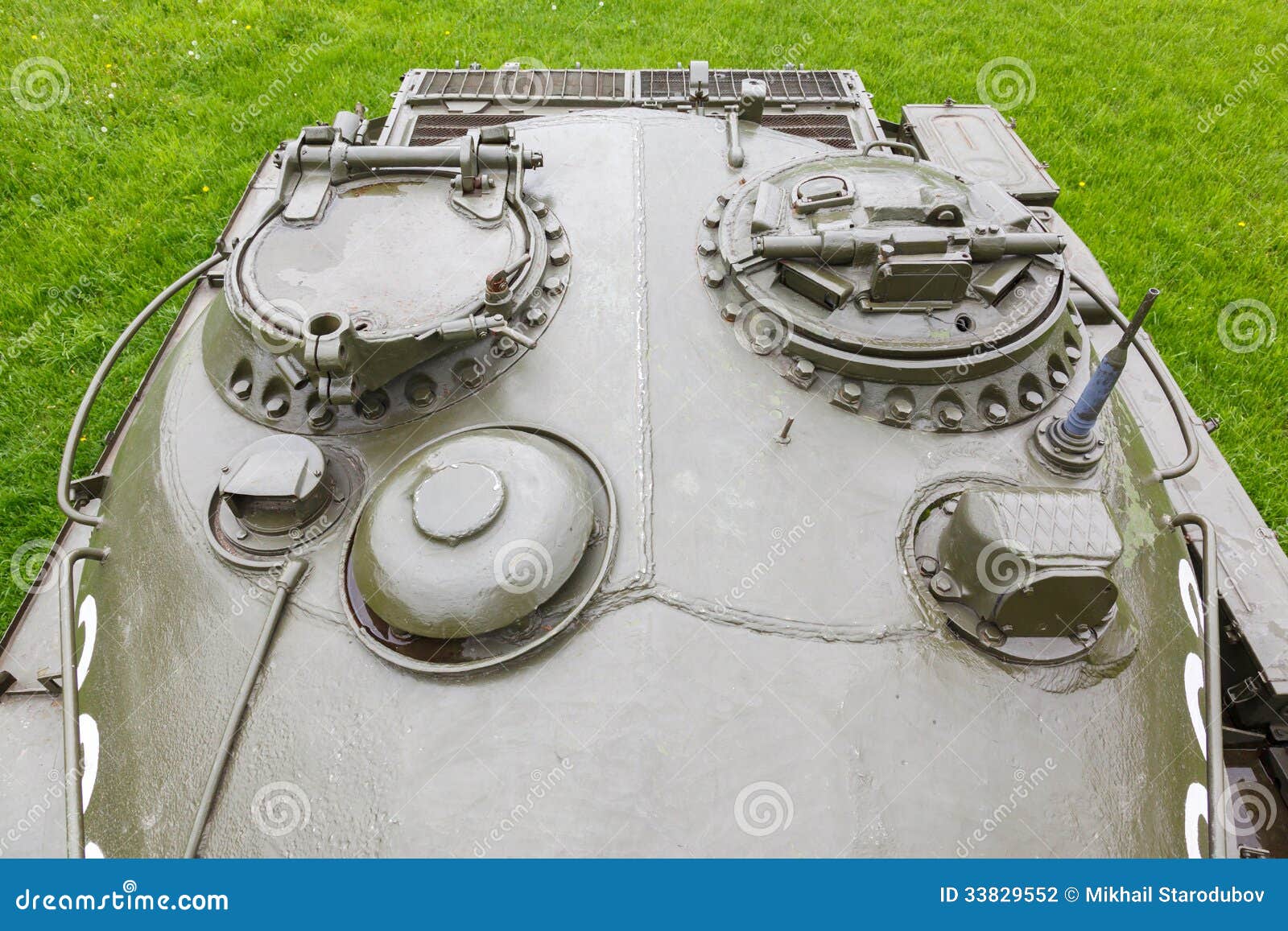 Tower Soviet tank T-54 stock photo. Image of conflict - 33829552