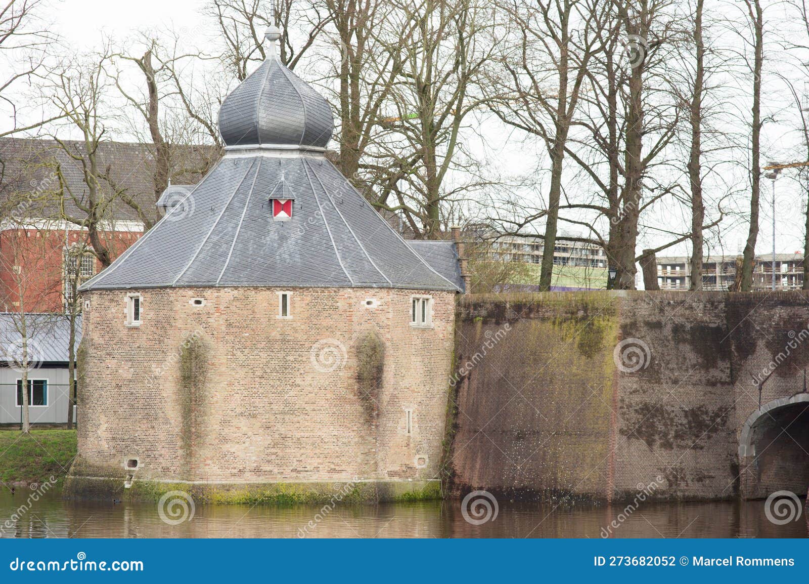 Tower of Spanish Gate, Breda, Netherlands Stock Photo - Image of ...