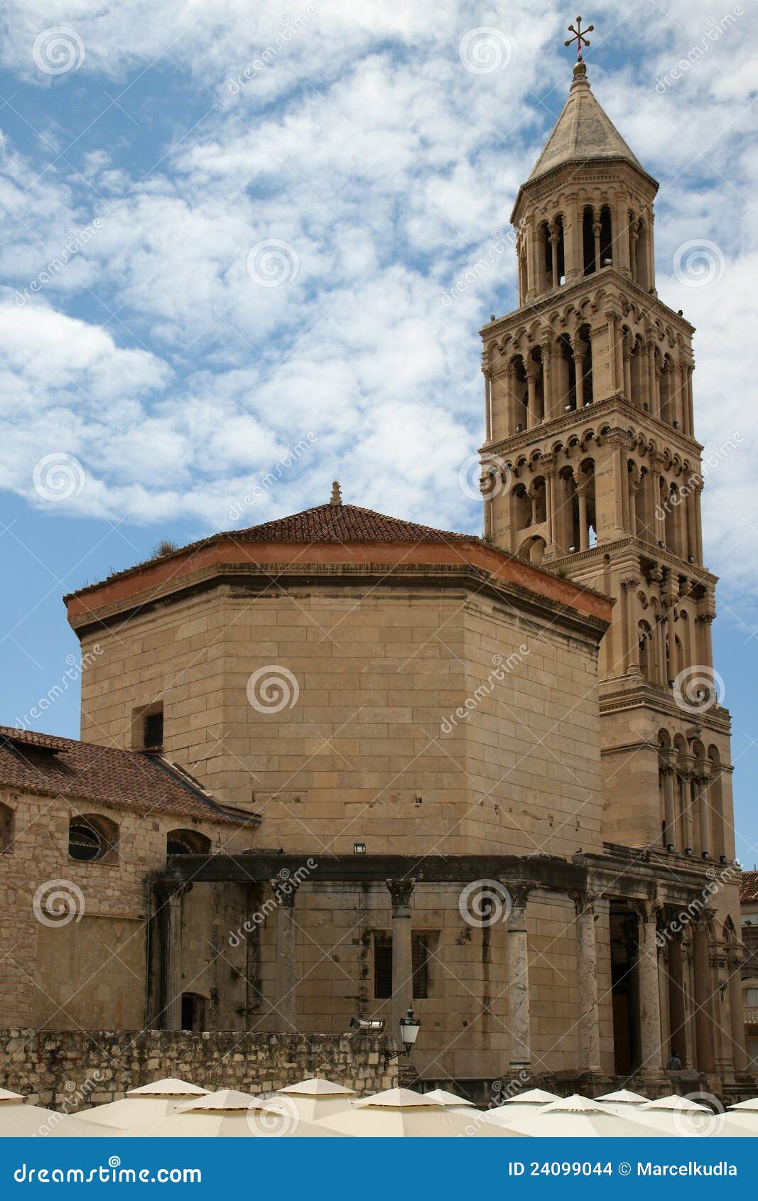 The tower in Split stock photo. Image of palace, city - 24099044