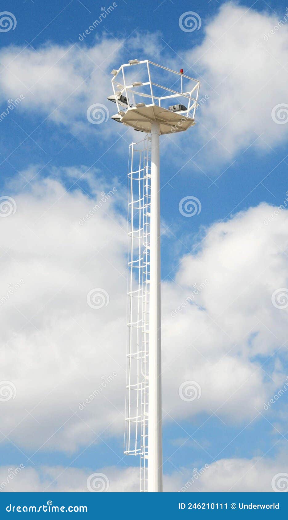 Tower Stair stock image. Image of safety, industrial - 246210111