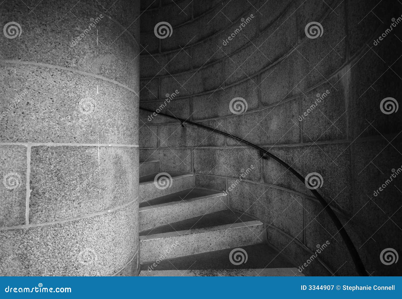 Tower Staircase stock image. Image of grey, doorway, staircase - 3344907