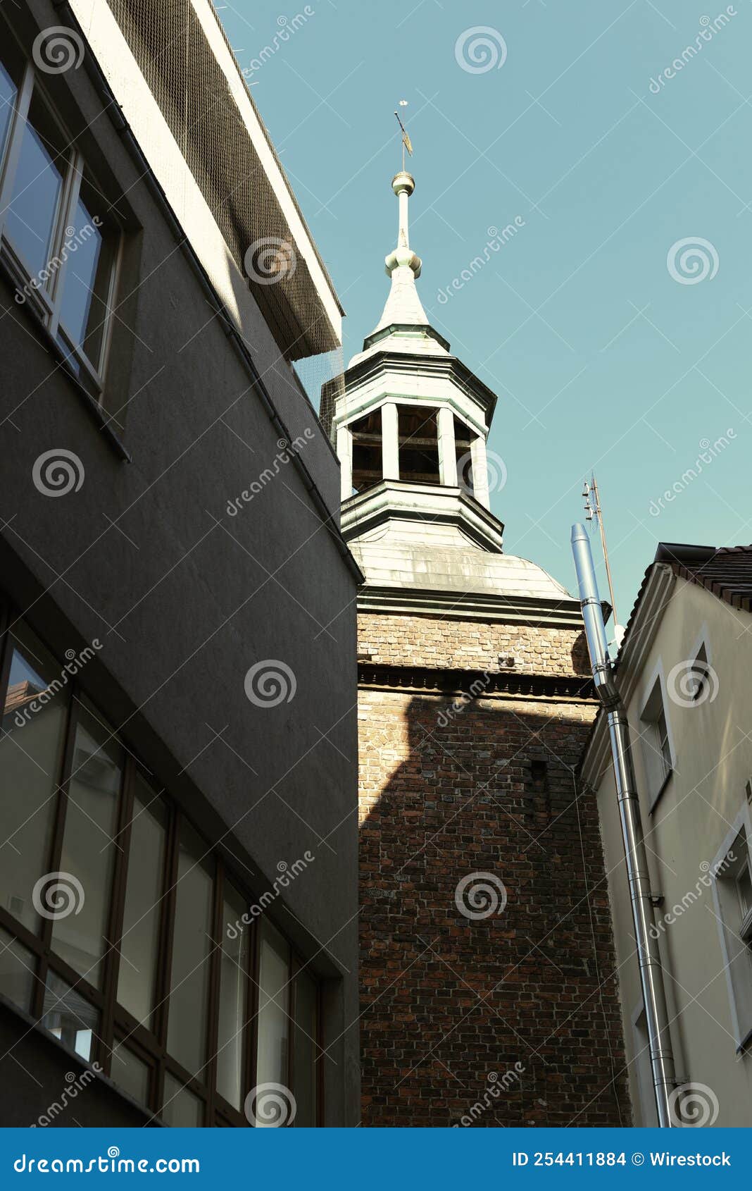Tower of Stary Rynek Wieza stock photo. Image of historic - 254411884