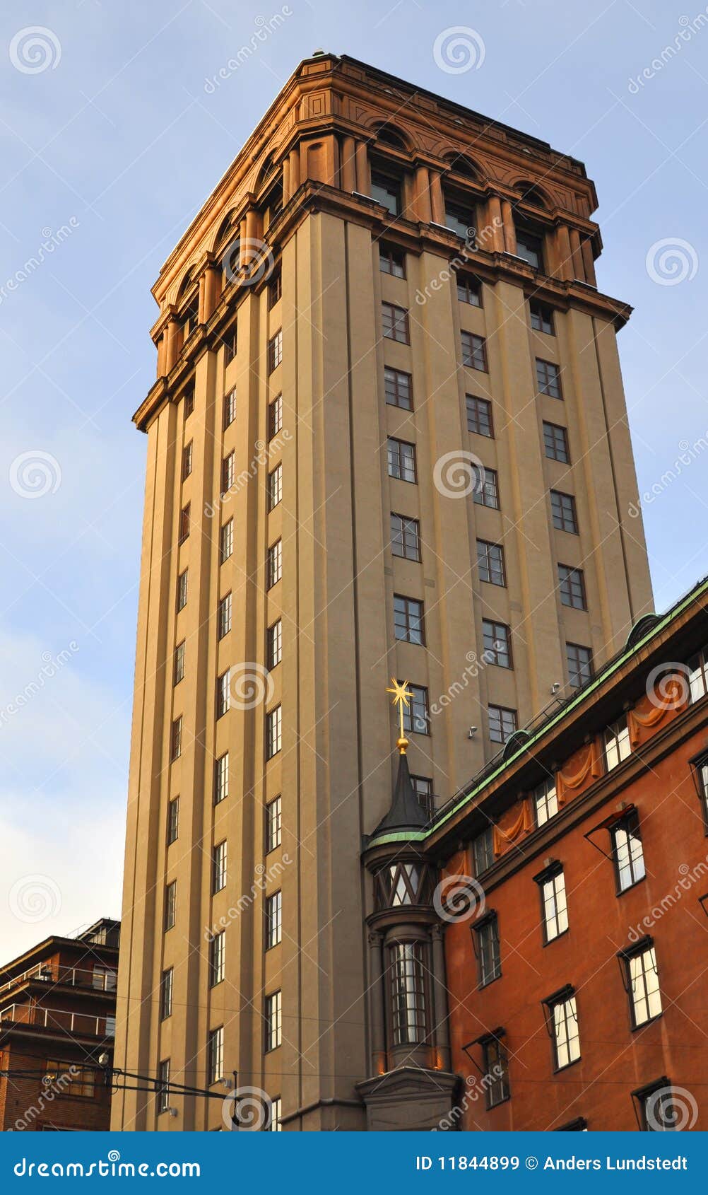 Tower in Stockholm stock image. Image of kungsgatan, high - 11844899