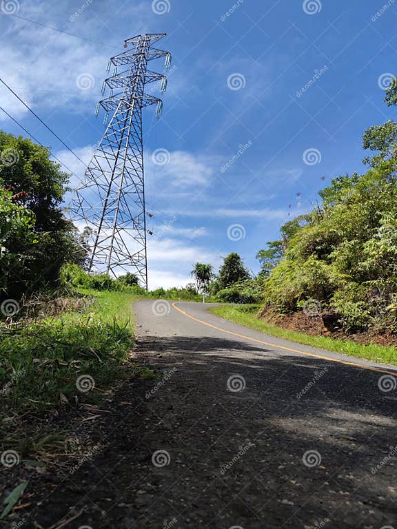 Tower SUTT 150 kV stock photo. Image of cool, tower - 208903018