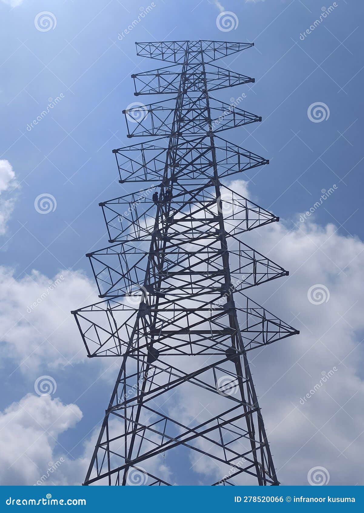 Tower Transmition 150kV stock photo. Image of erection - 278520066