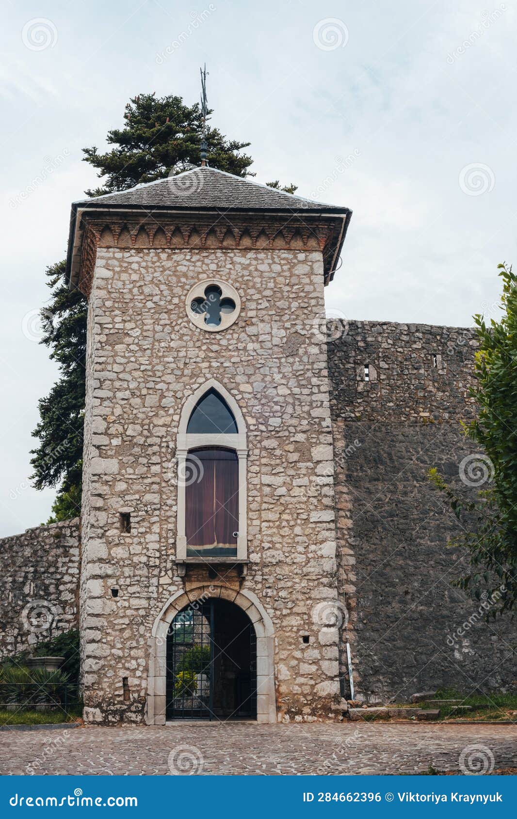 Tower of Trsat Castle in Rijeka, Croatia Stock Photo - Image of trsat ...