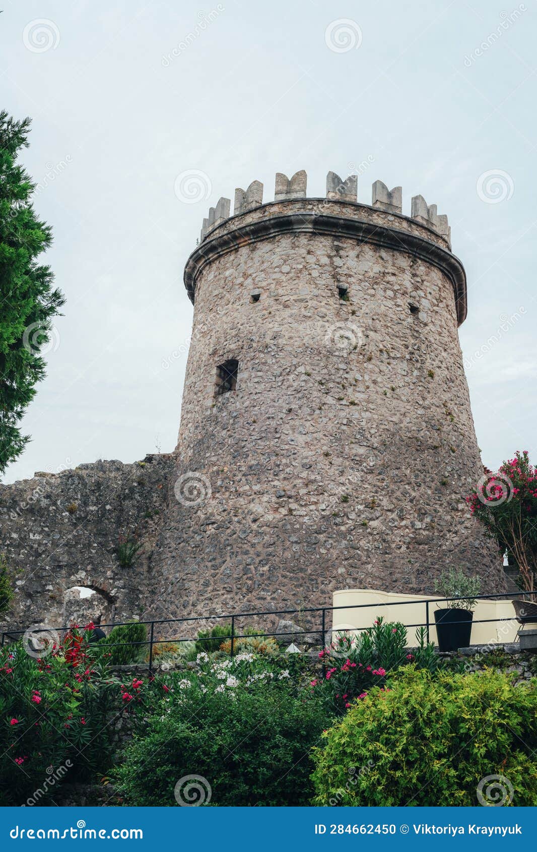 Tower of Trsat Castle in Rijeka, Croatia Stock Photo - Image of castle ...