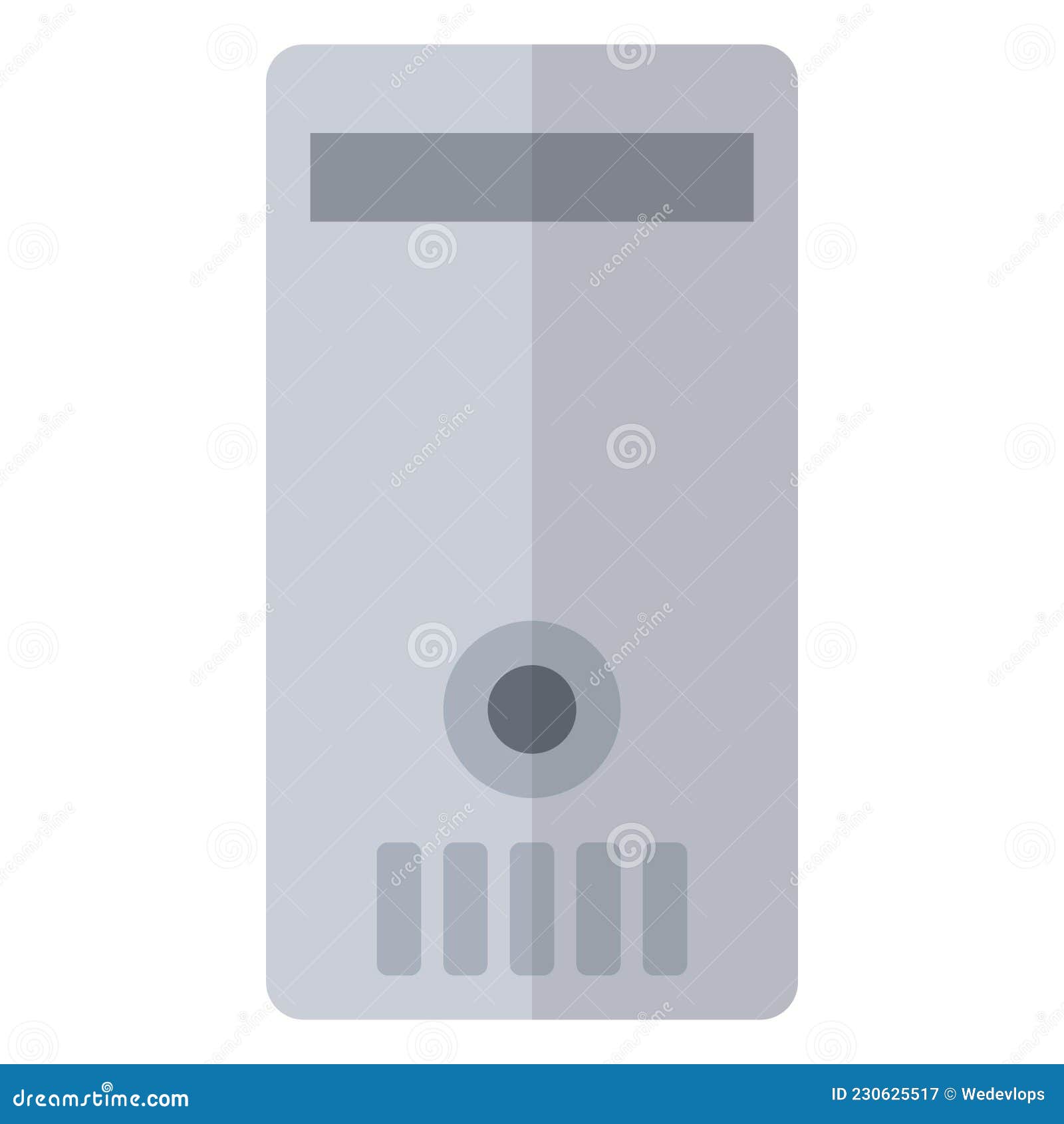 Tower Type Server Storage Icon Image Stock Image - Illustration of icon ...