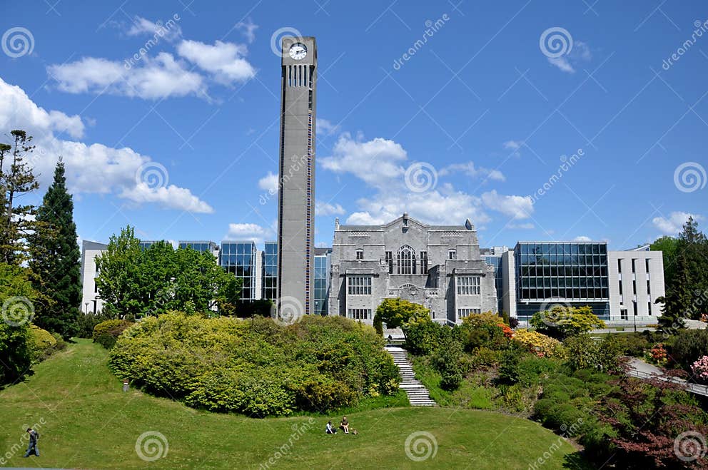 Tower in UBC editorial stock image. Image of travel, campus - 29583649