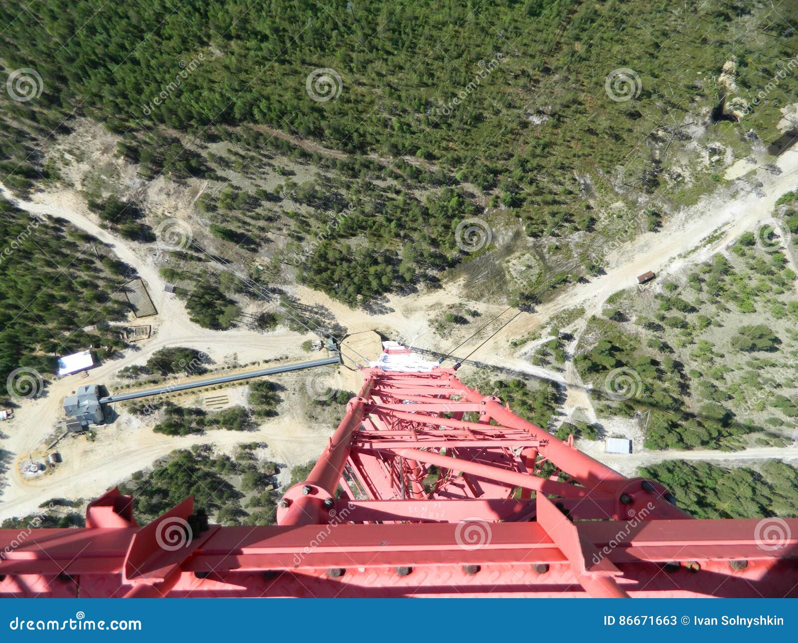 Tower stock image. Image of buildings, tower, metal, roads - 86671663