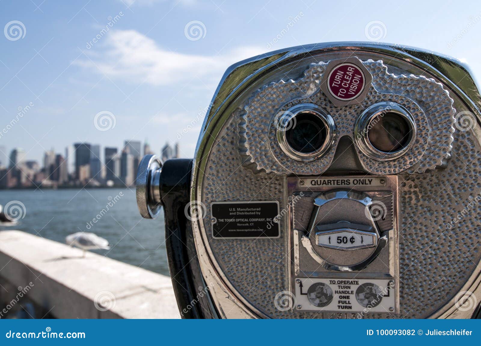 Tower Viewer with Manhattan in the Background. Editorial Photography ...