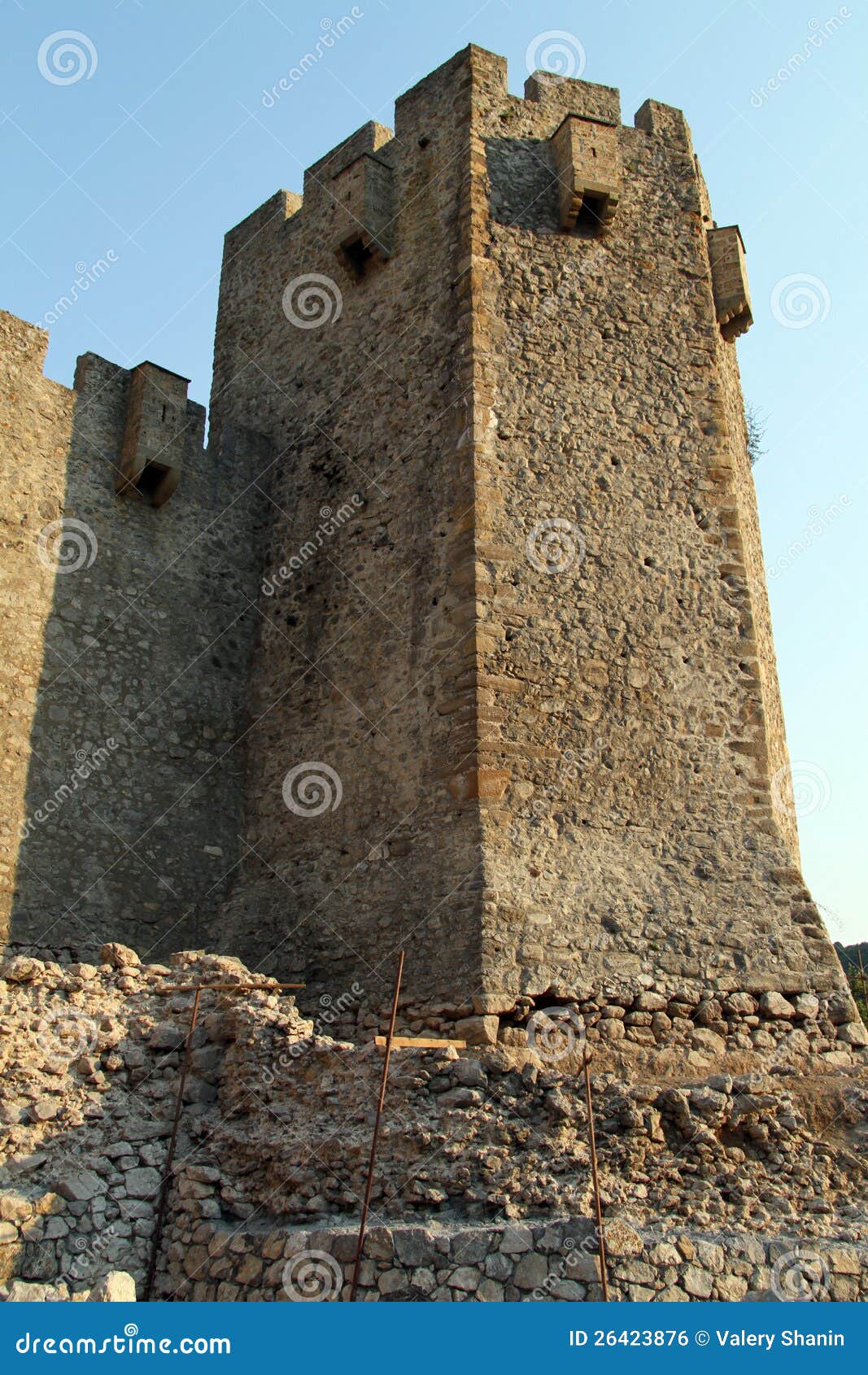 Tower and wall stock photo. Image of famous, building - 26423876
