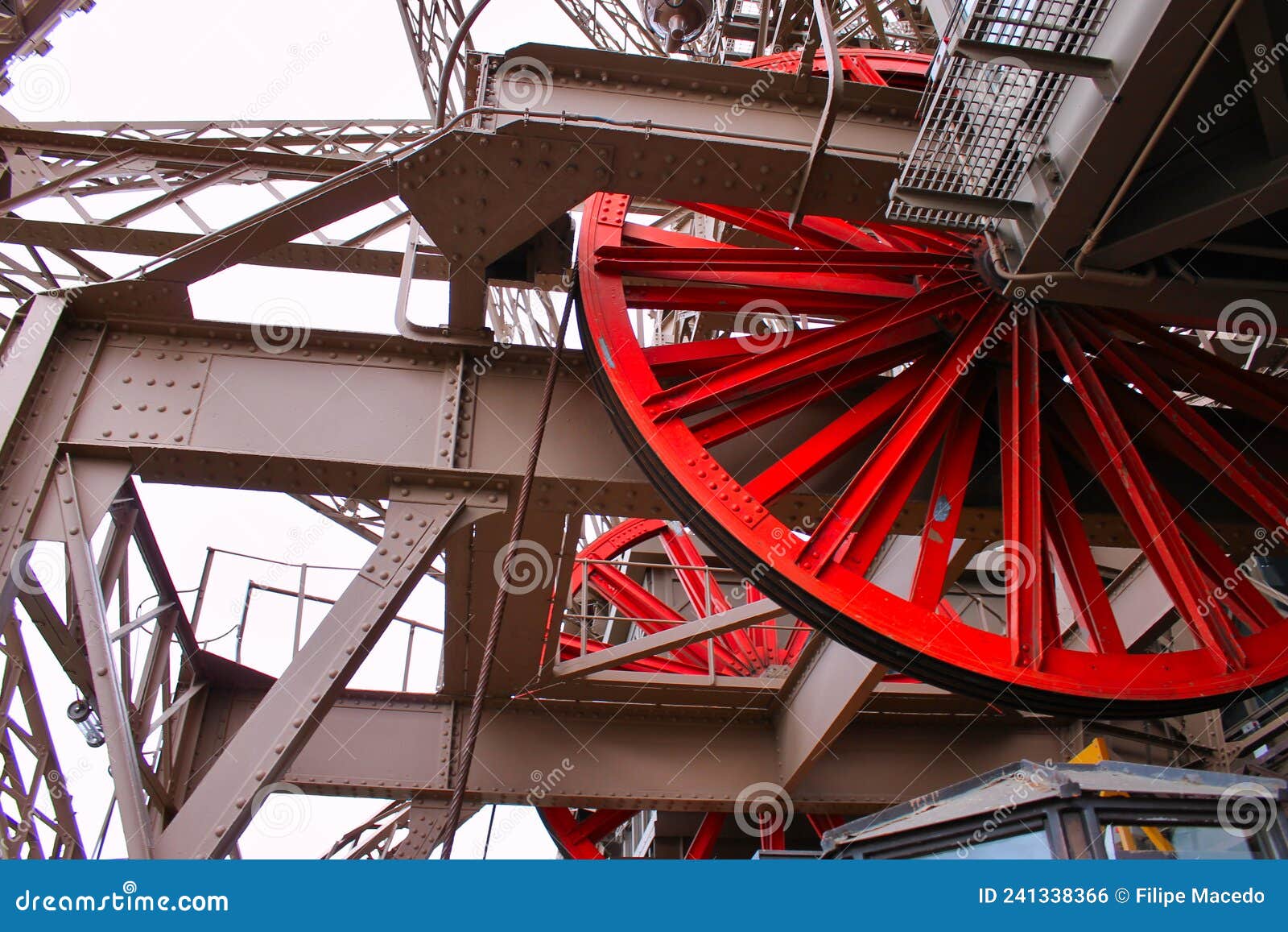 The tower wheel. stock photo. Image of architecture - 241338366