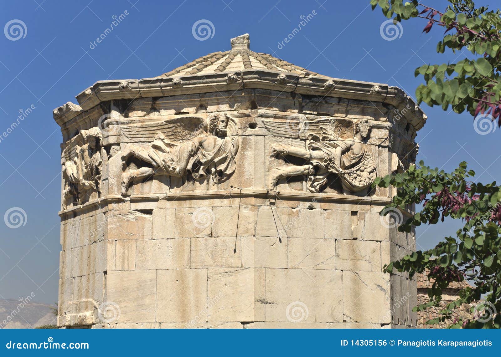 Tower of the Wind-Gods, Athens, Gree Stock Photo - Image of attiki ...
