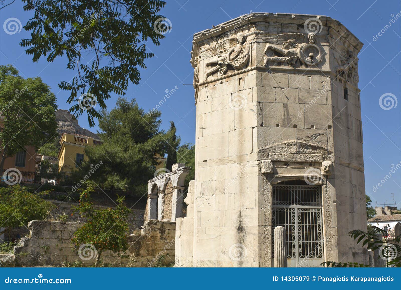 Tower of the Wind-Gods, Athens, Greece Stock Image - Image of ...