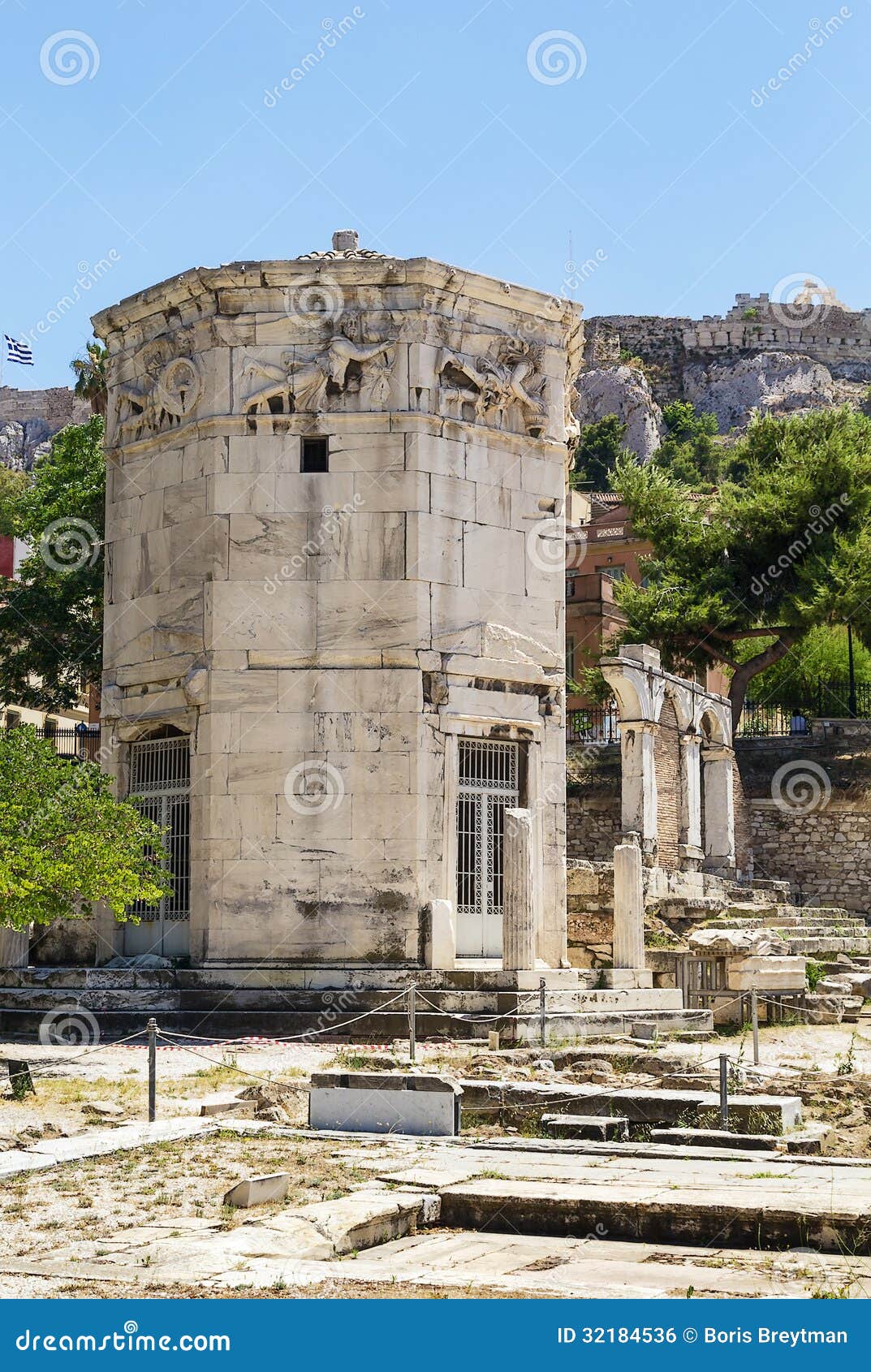 Tower of the Winds, Athens stock photo. Image of hellenic - 32184536