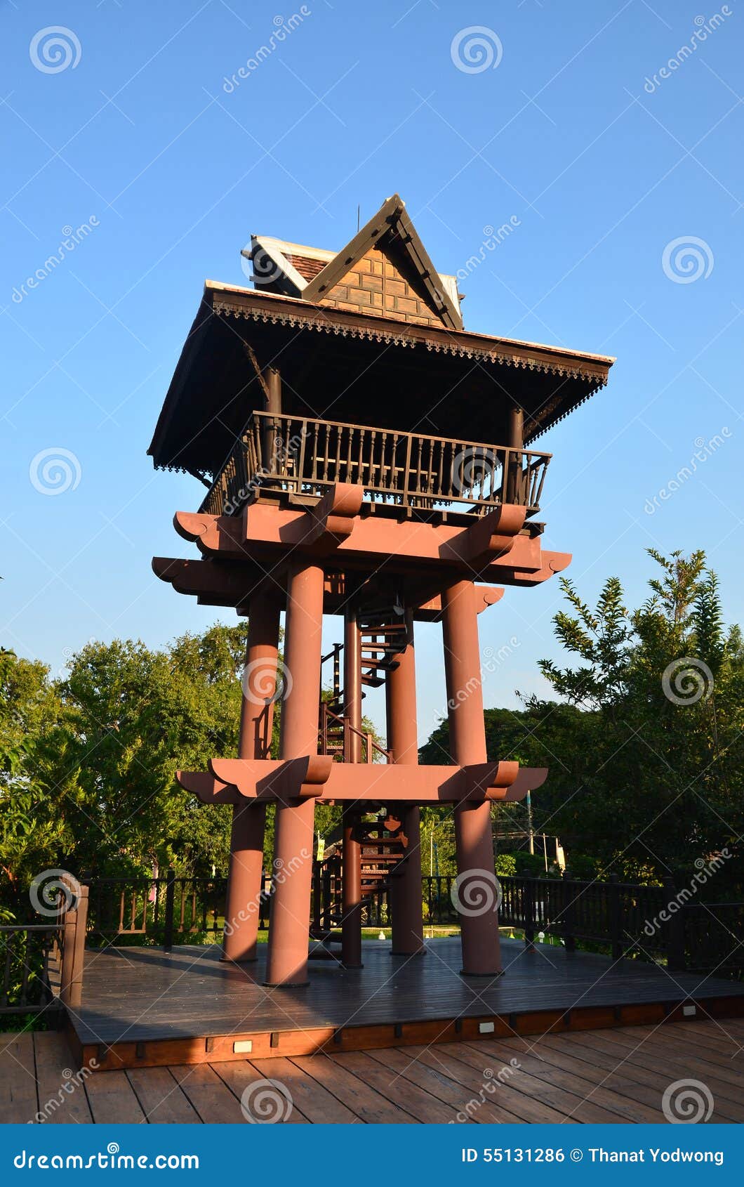 Tower wood stock photo. Image of grass, natural, wood - 55131286