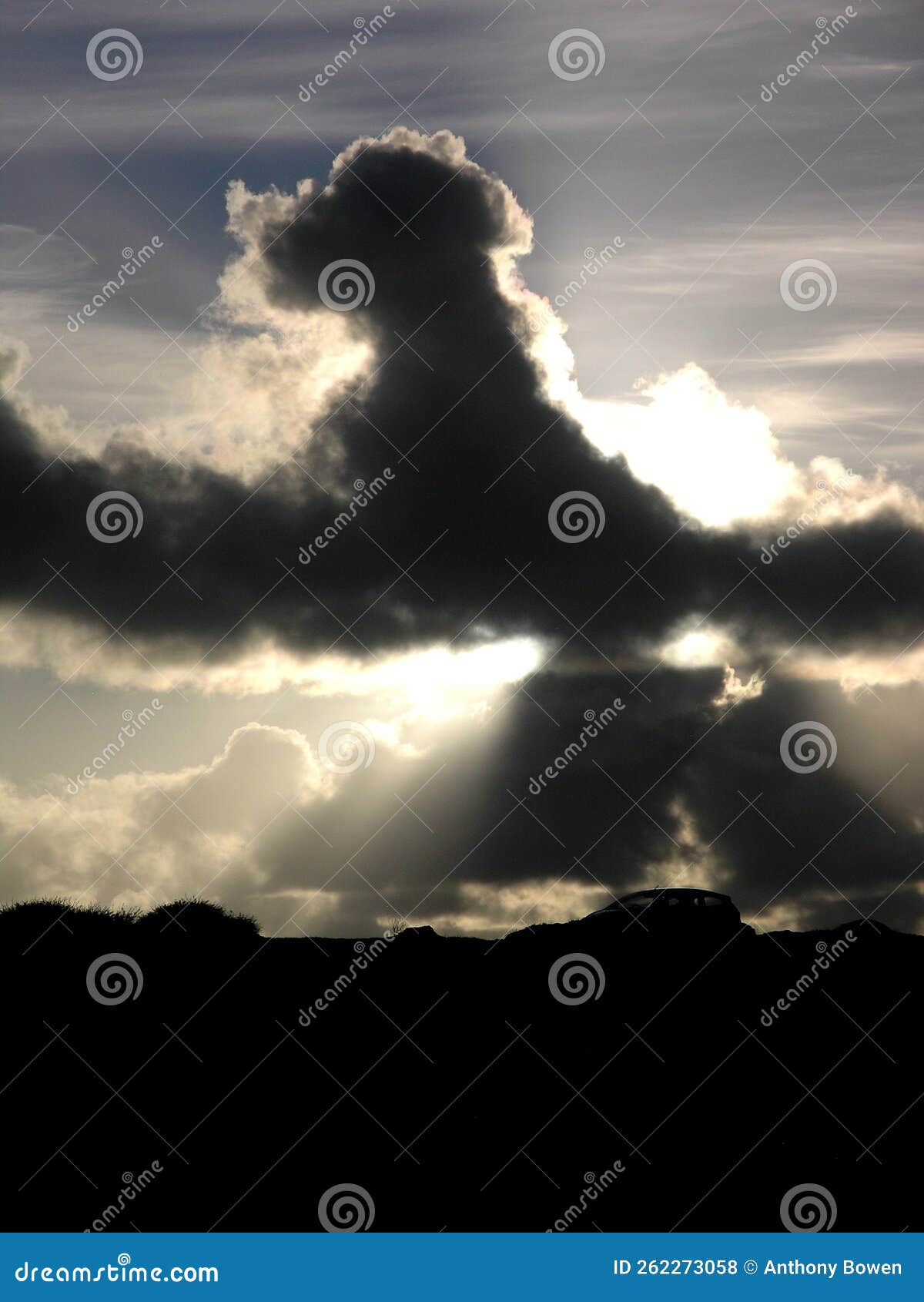 Angry Clouds Or Portrait Backdrop Royalty-Free Stock Image ...