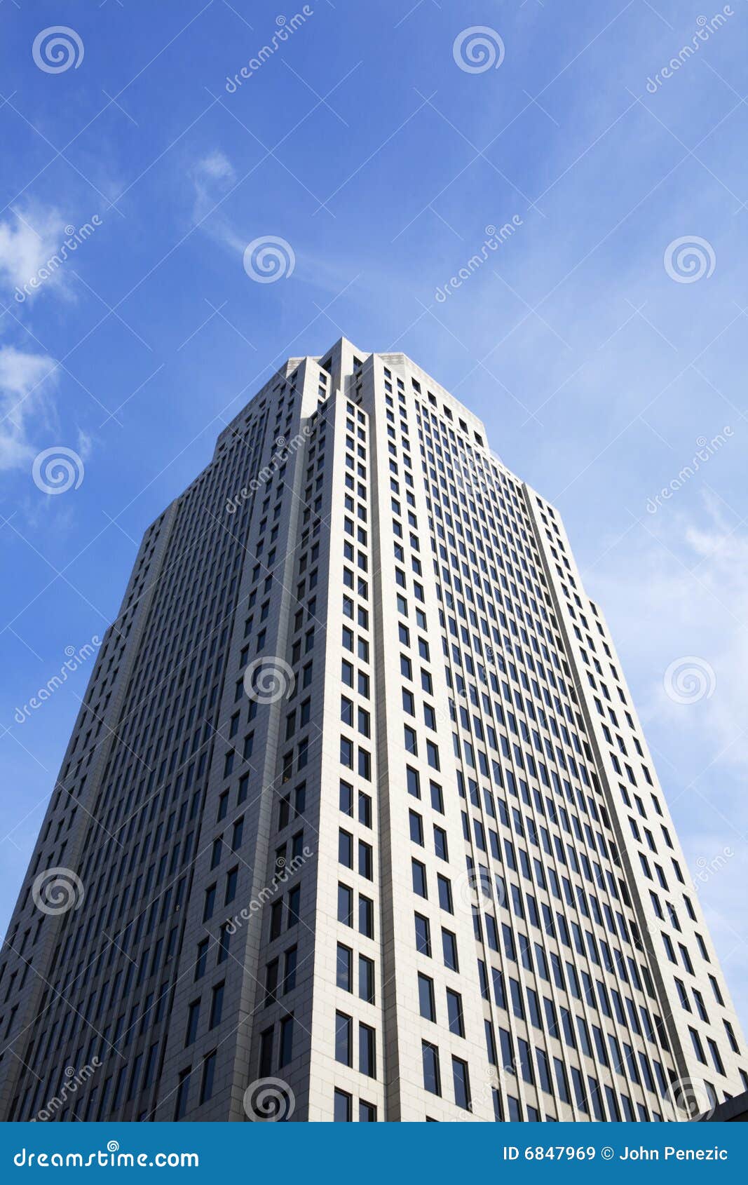 Towering block skyscraper stock image. Image of block - 6847969