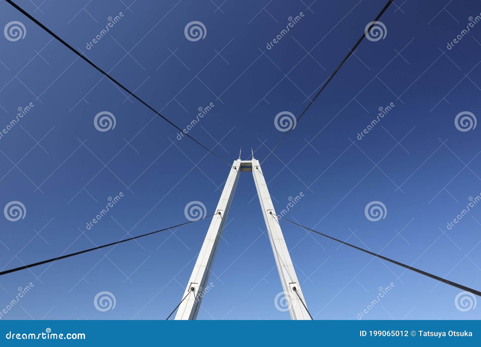 Towering Bridge in Ogaki City,Japan Stock Photo - Image of gifu, japan ...