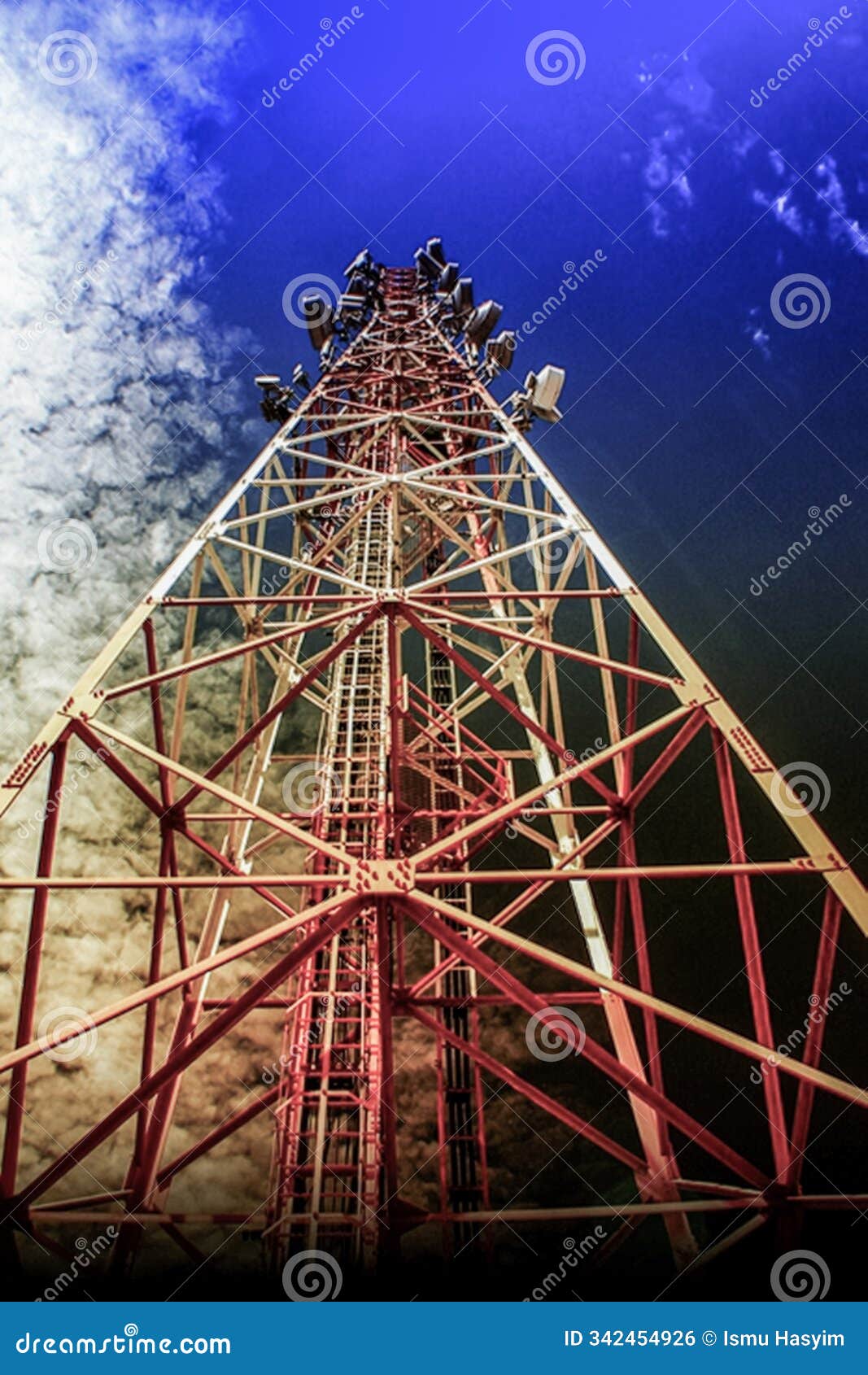 Towering Mast Tower Royalty-Free Stock Photo | CartoonDealer.com #203558619