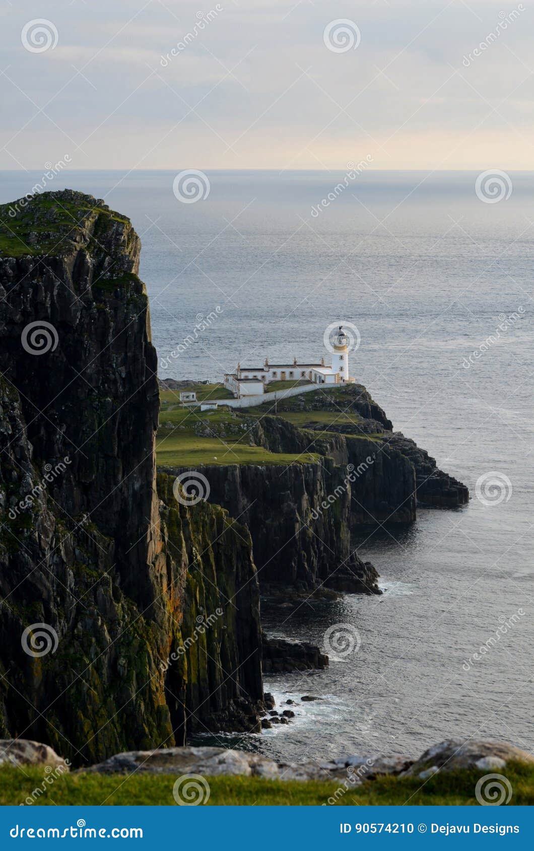 Towering Sea Cliffs at Neist Point on the Isle of Skye in Scotland ... Towering Sea Cliffs at Neist Point on the Isle of Skye in Scotland ...
