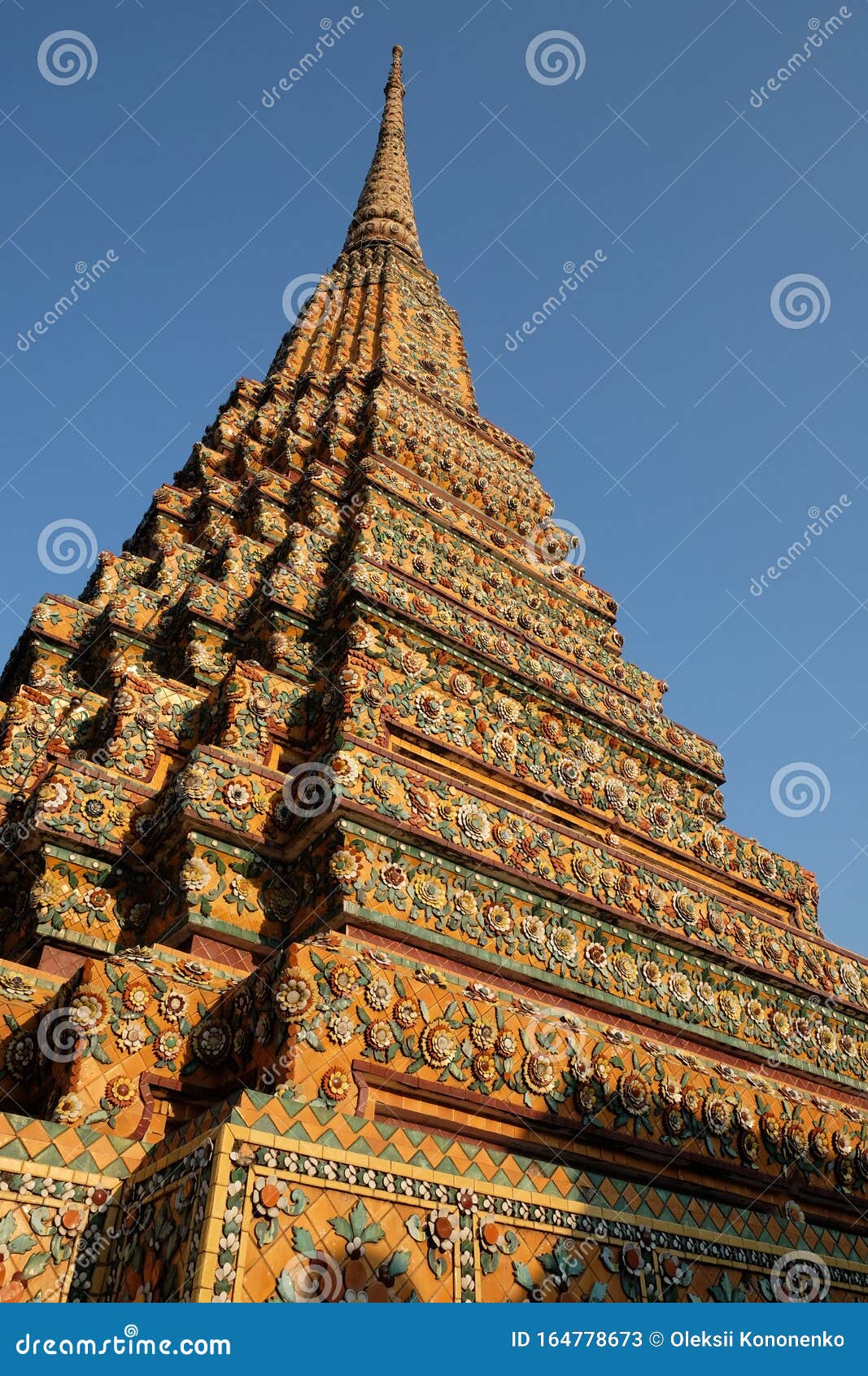 The Towers of the Ancient Buddhist Monastery are Decorated with ...