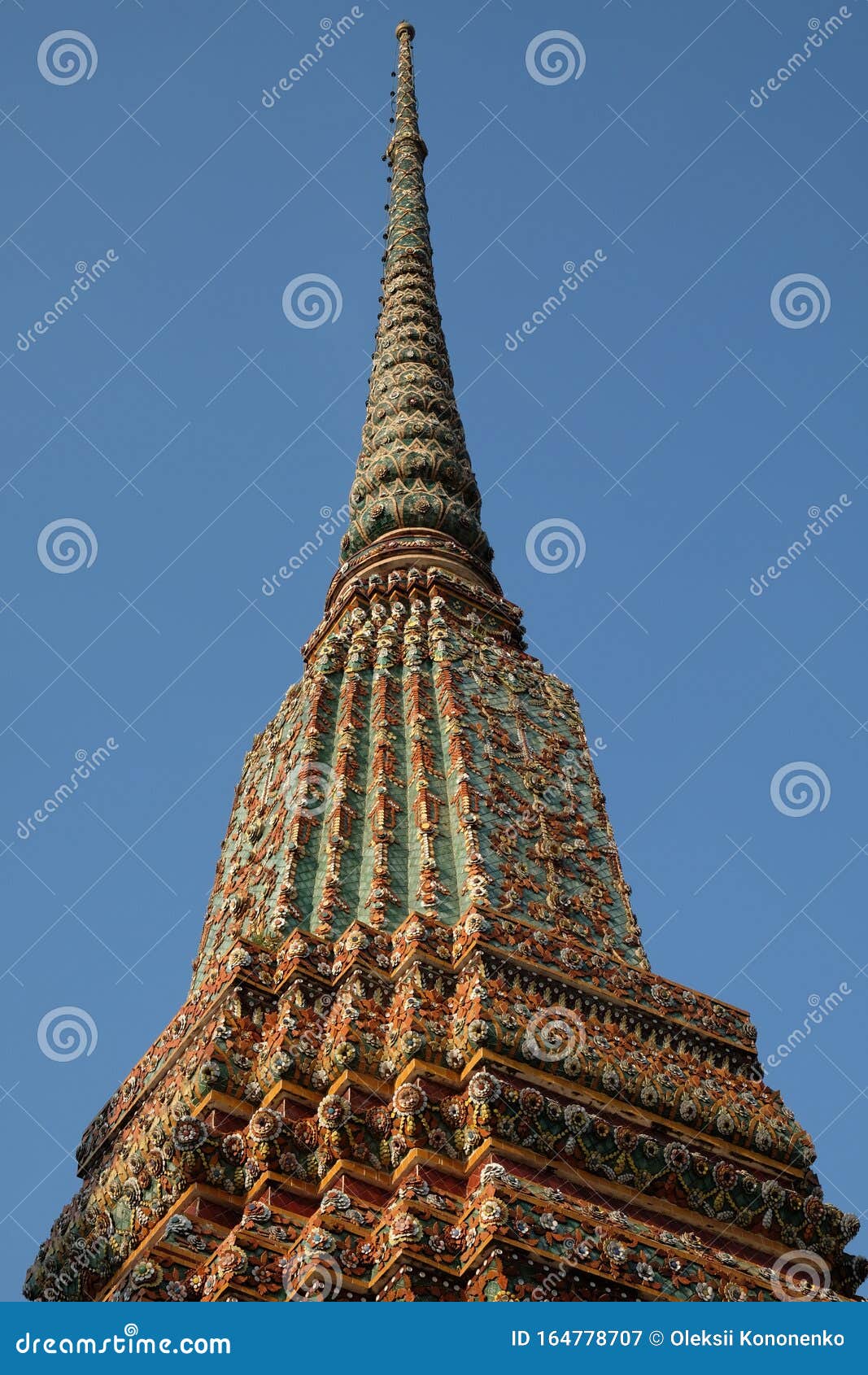 The Towers of the Ancient Buddhist Monastery are Decorated with ...