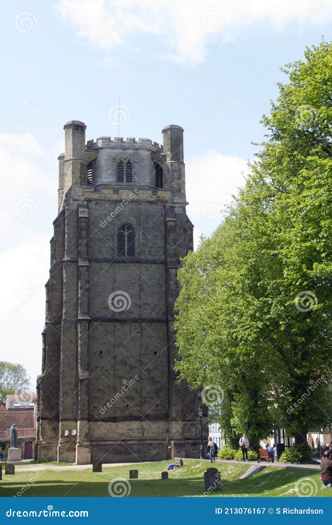 The Bell Tower, Chichester Cathedral Editorial Photography - Image of ...