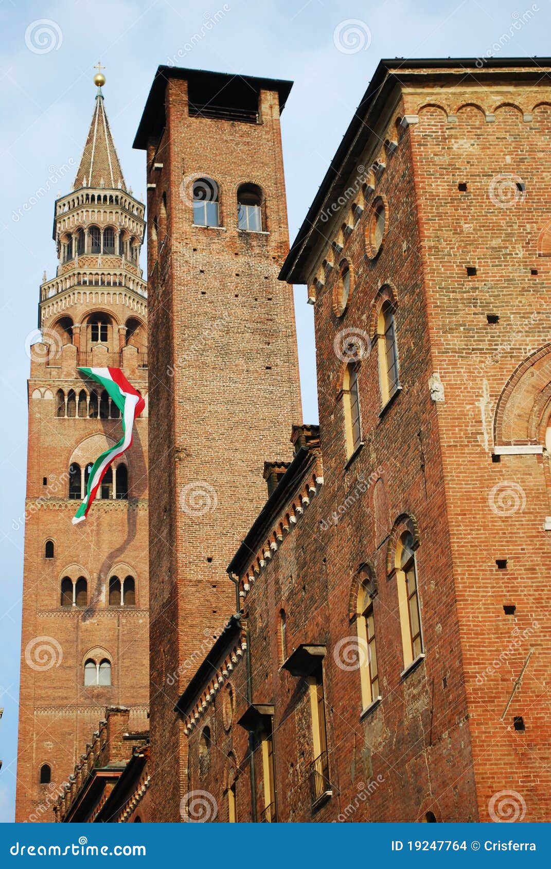 Towers, Cremona stock photo. Image of belfry, history - 19247764
