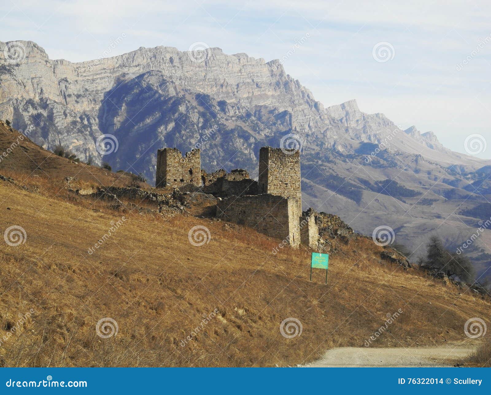 Towers of Ingushetia. Ancient Architecture and Ruins Stock Photo ...