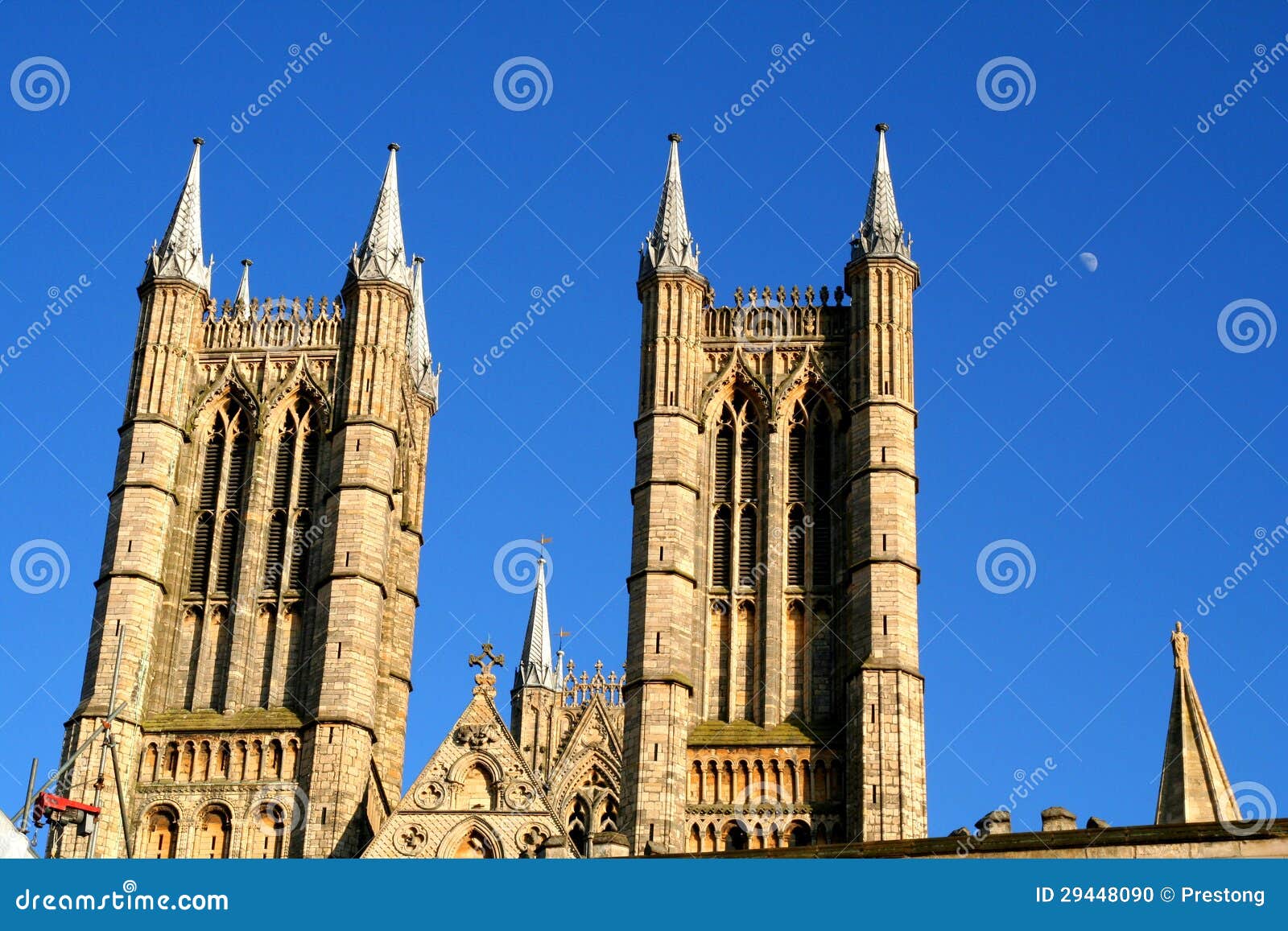 Towers of Lincoln Cathedral. Stock Photo - Image of cathedral, religion ...