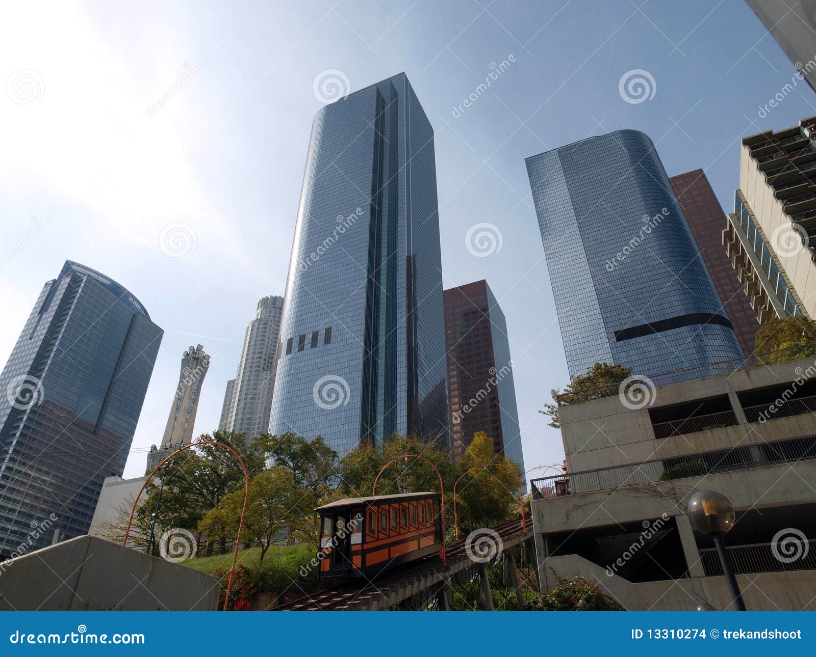 Towers of Los Angeles stock photo. Image of downtown - 13310274