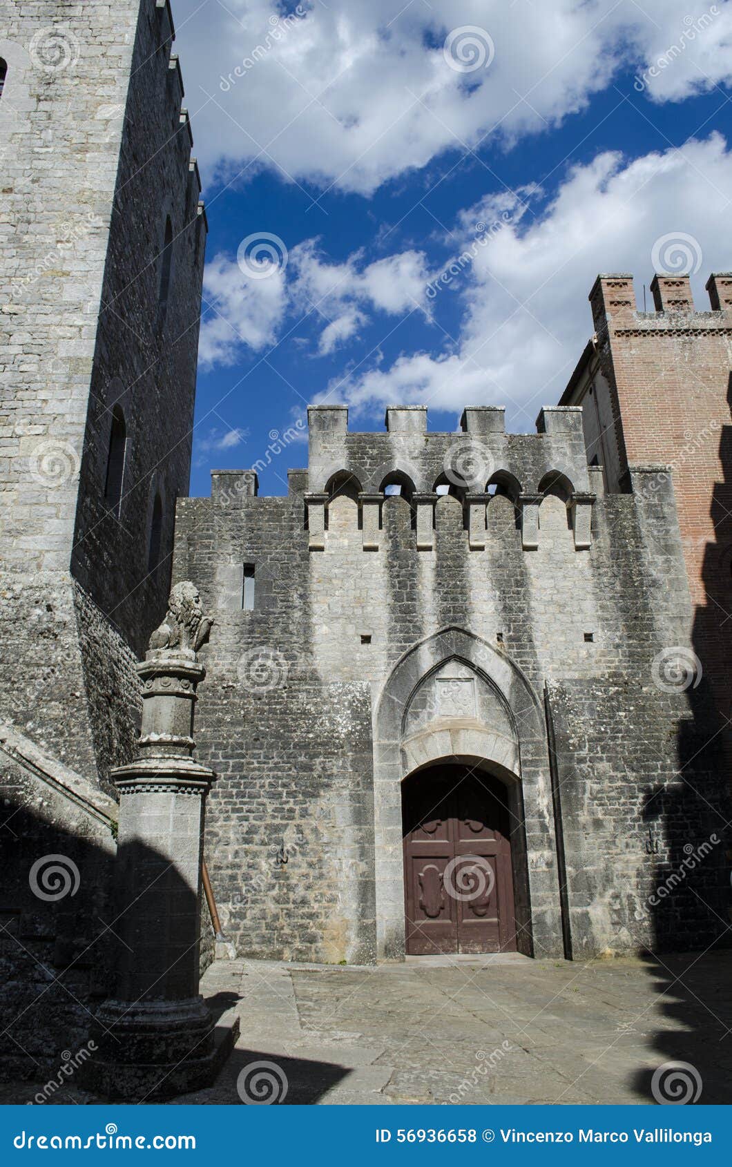 Towers and Medieval Castles Italian Stock Photo - Image of tourism ...