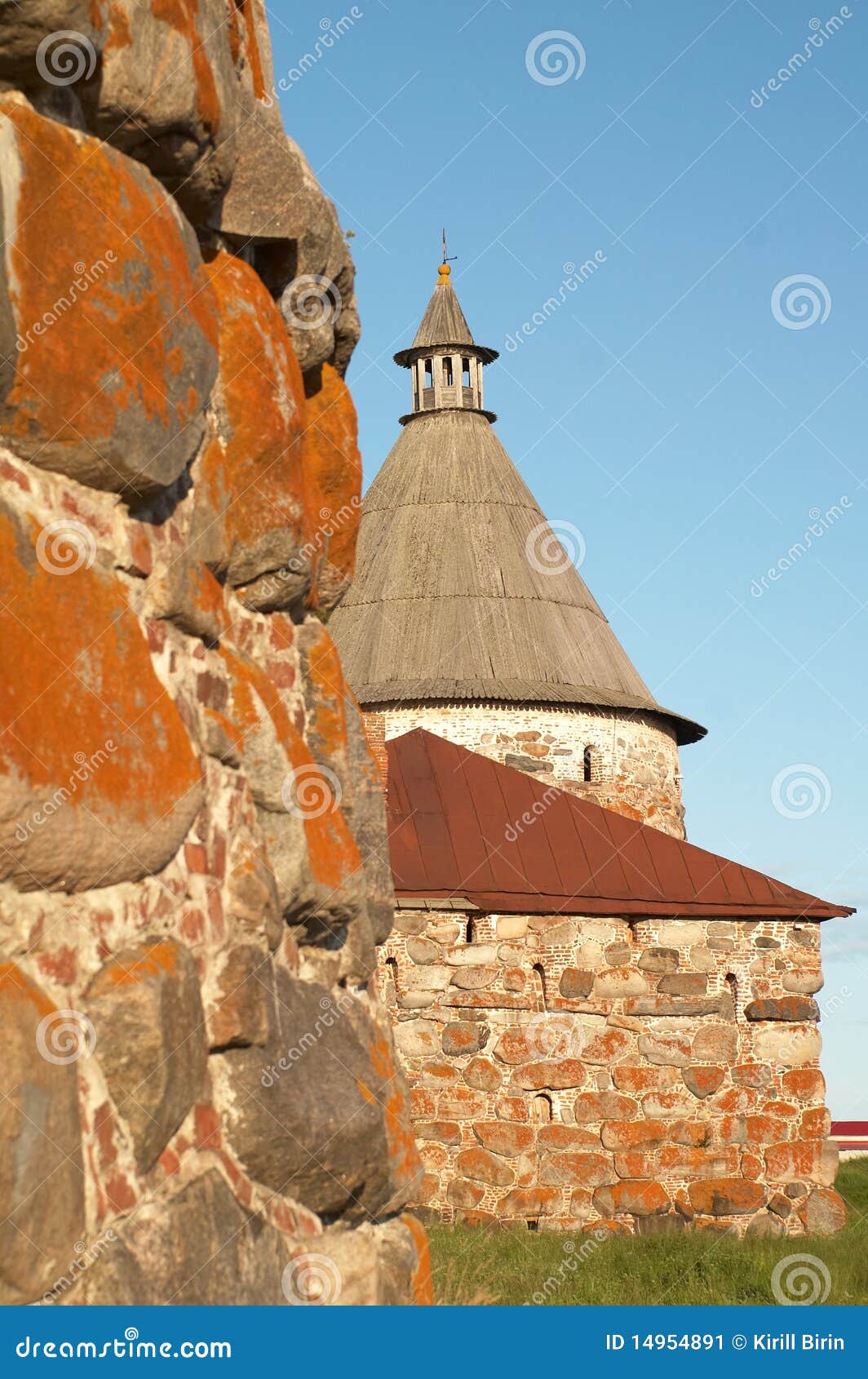 Towers Of Solovetsky Monastery Stock Image - Image of closeup ...