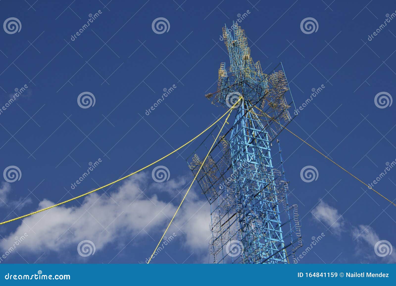 Towers or Structures for Placing Fireworks for Pyrotechnics Use Stock ...