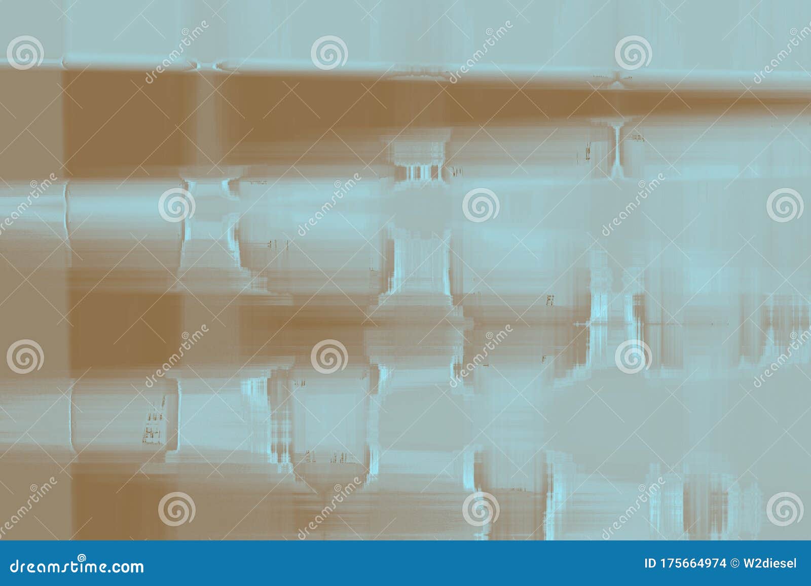 Towers and Sunlight 3d Abstract Design Stock Illustration ...
