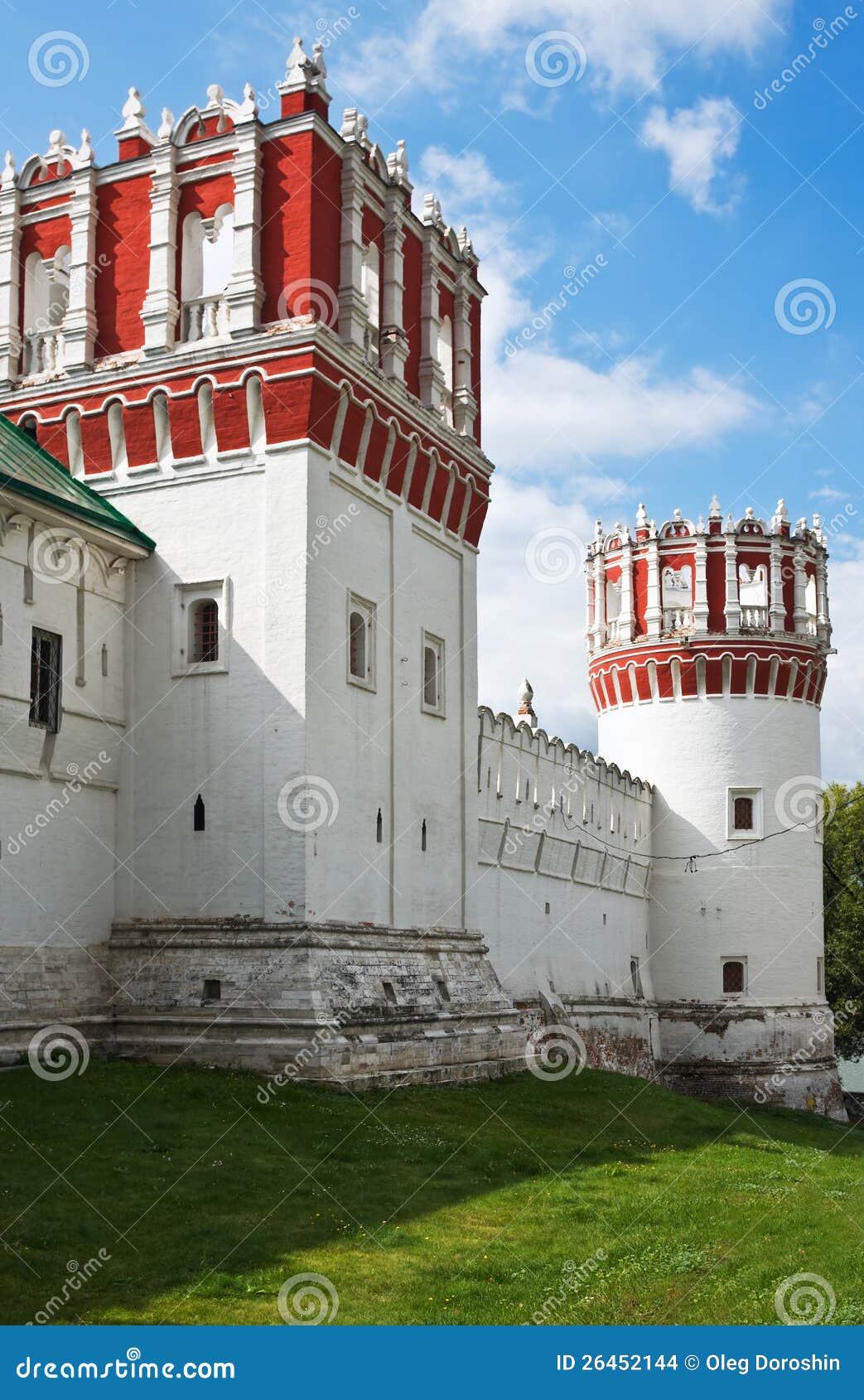 Towers and Walls of Novodevichy Convent, Moscow Stock Photo - Image of ...