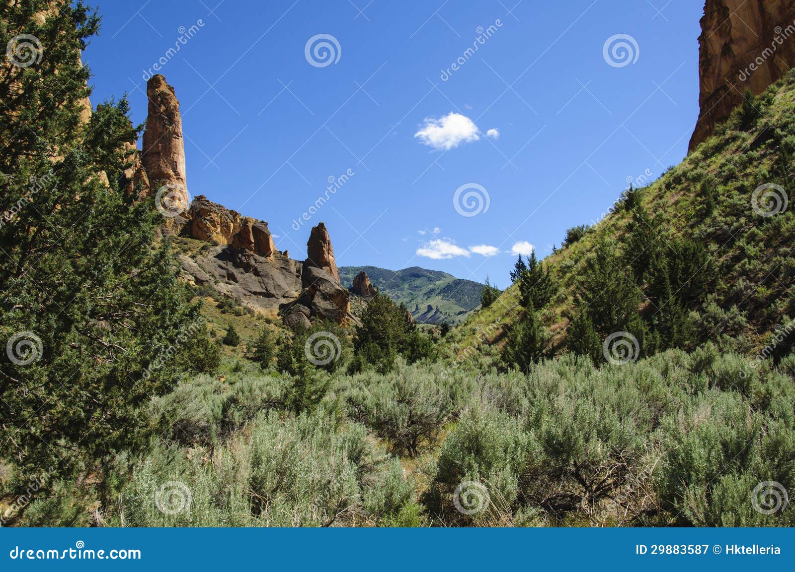 Leslie Gulch - Eastern Oregon Stock Image - Image of travel, juniper ...