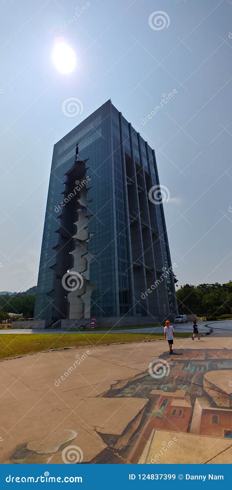 Building in Korean editorial stock image. Image of towershaped - 124837399