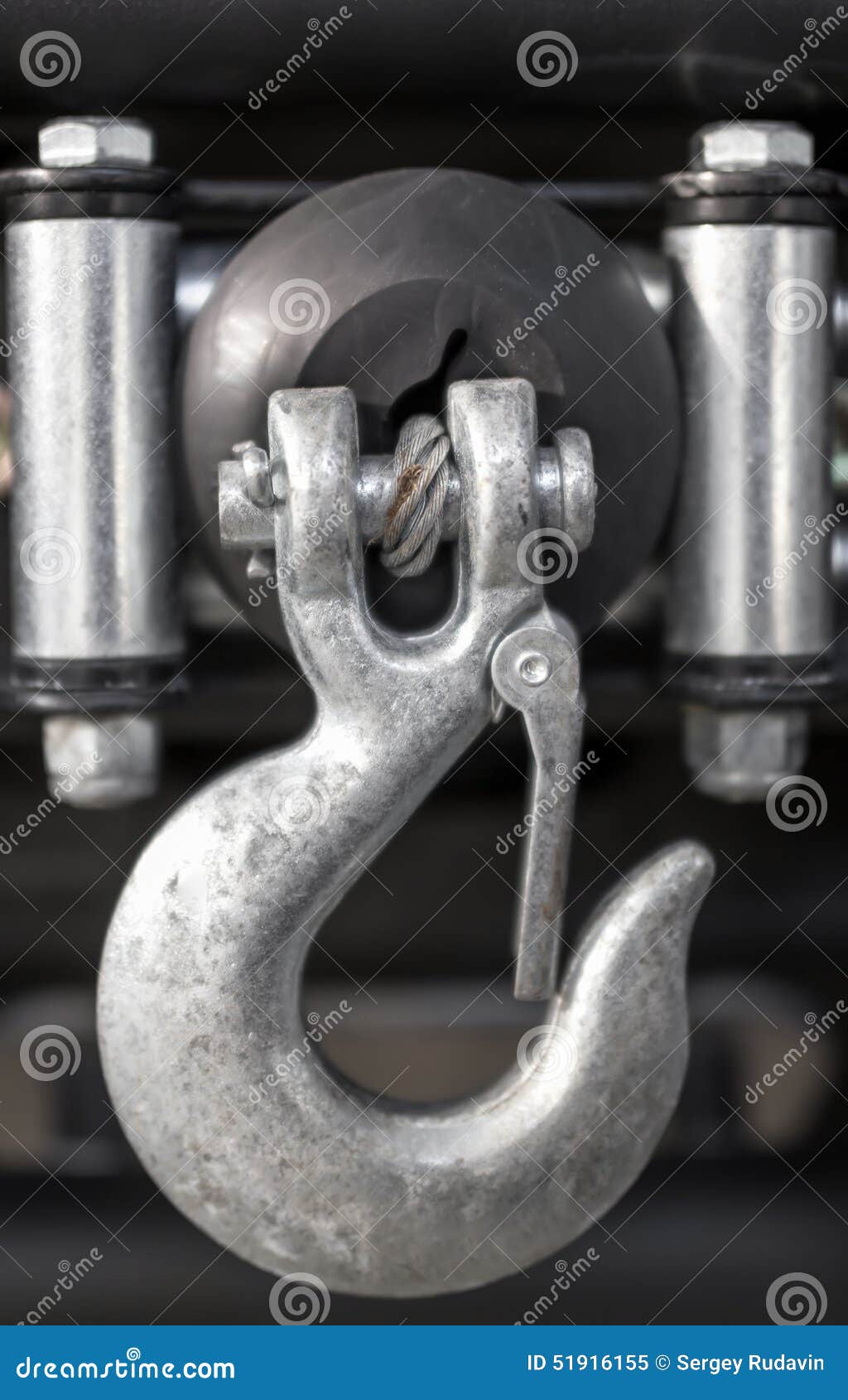 Towing hook stock image. Image of metal, cords, equipment - 51916155
