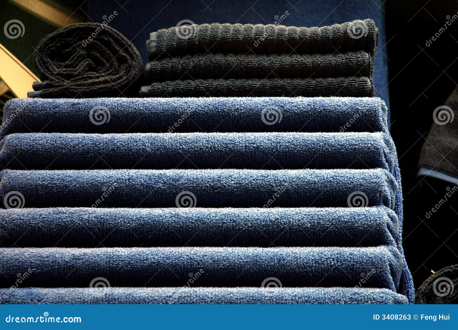 Towls stock image. Image of hotel, floor, laundry, folded - 3408263