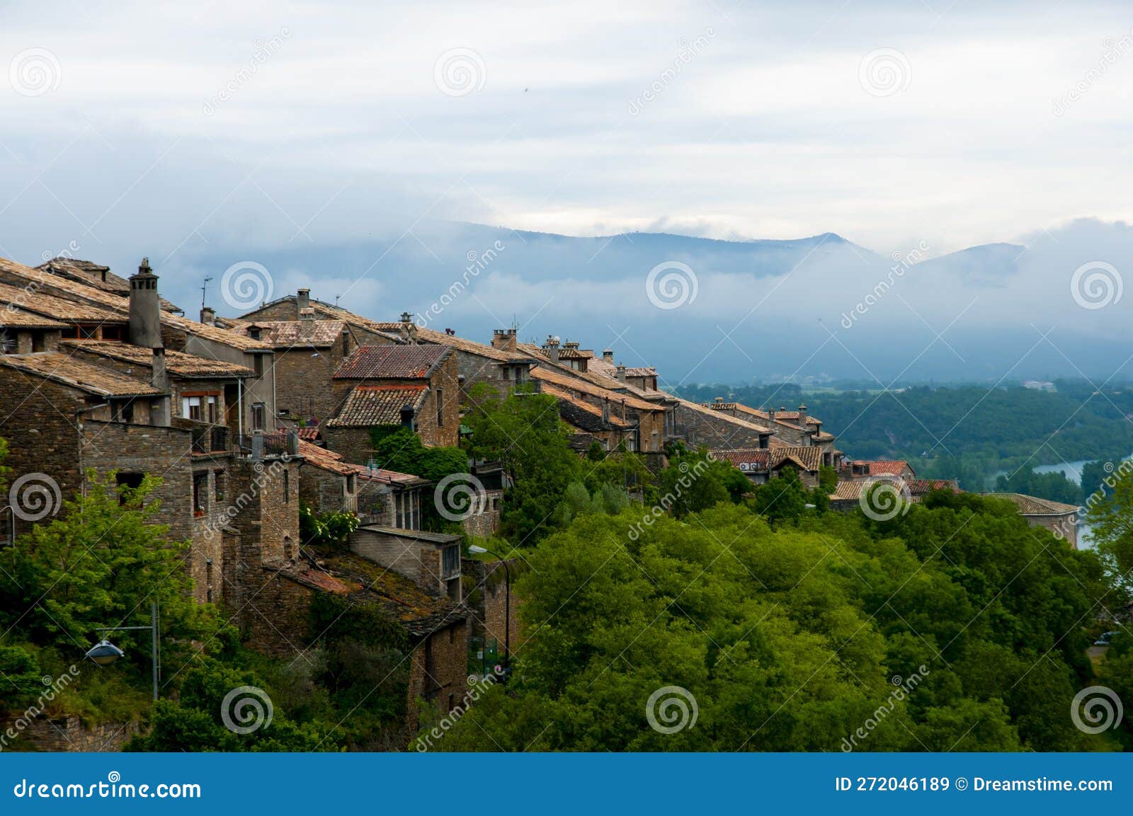 Town of Ainsa stock image. Image of santa, market, sobrarbe - 272046189