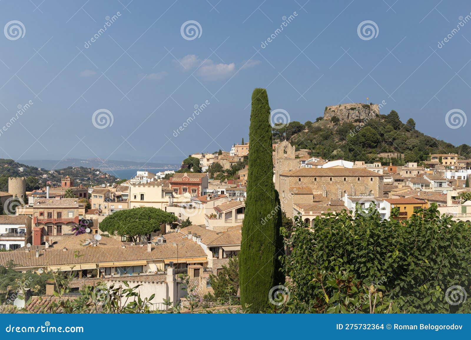 Town of Begur stock photo. Image of sightseeing, seafront - 275732364