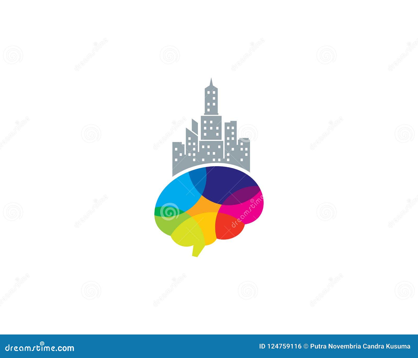 Town Brain Logo Icon Design Stock Vector - Illustration of abstract ...