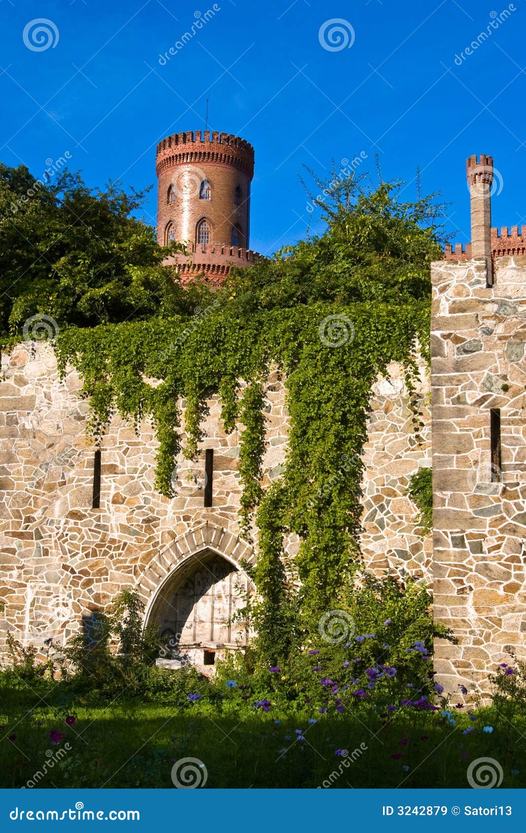 The Town of Bystrzyca Klodzka Stock Image - Image of mood, bush: 3242879