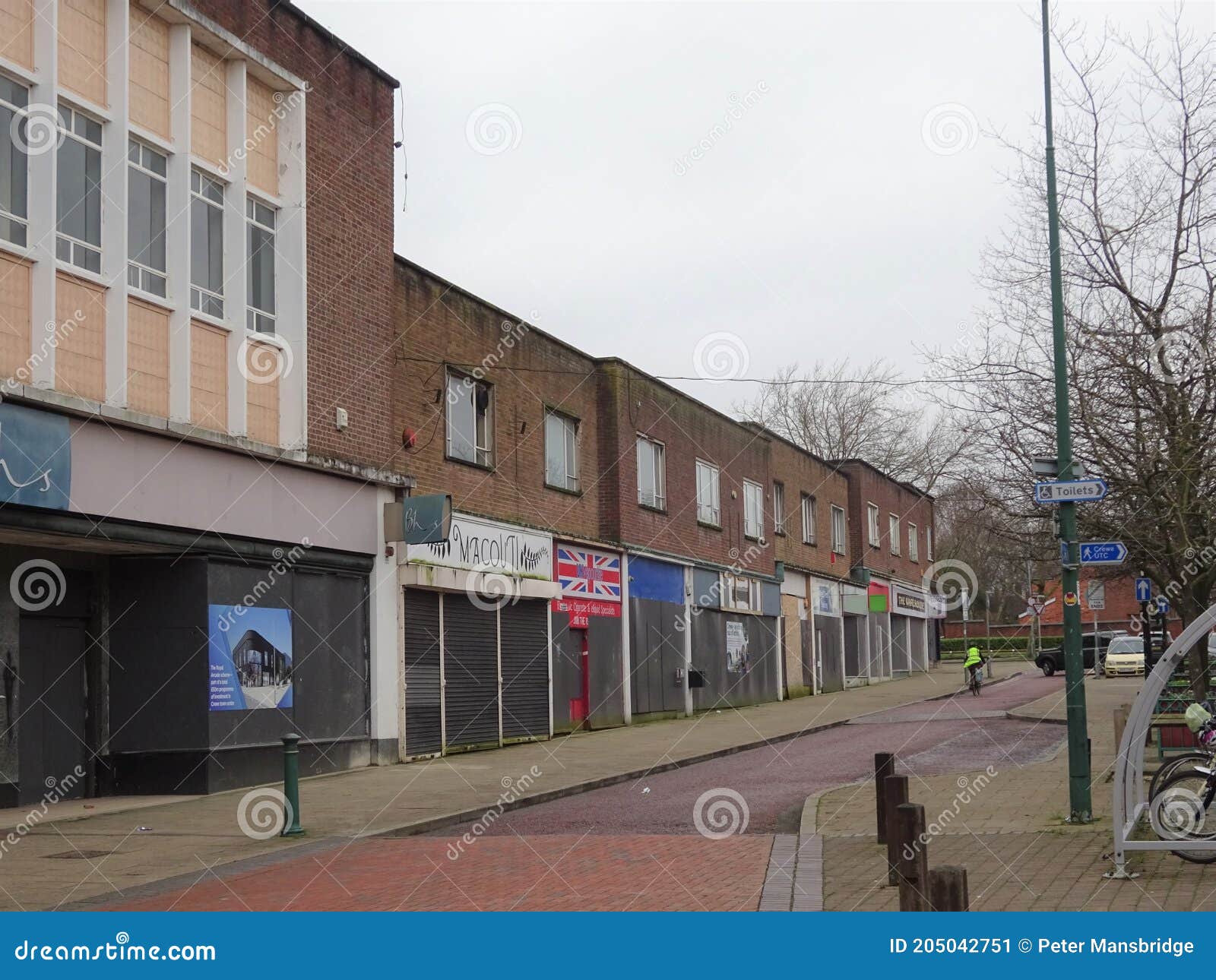 The Crewe City Sign At The Railway Station. Crewe Is Well Known Railway ...