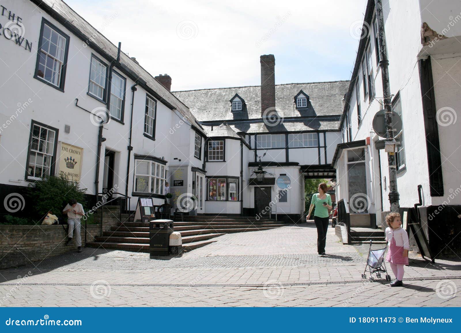 The Town Centre in Evesham, Worcestershire, UK Editorial Stock Photo ...