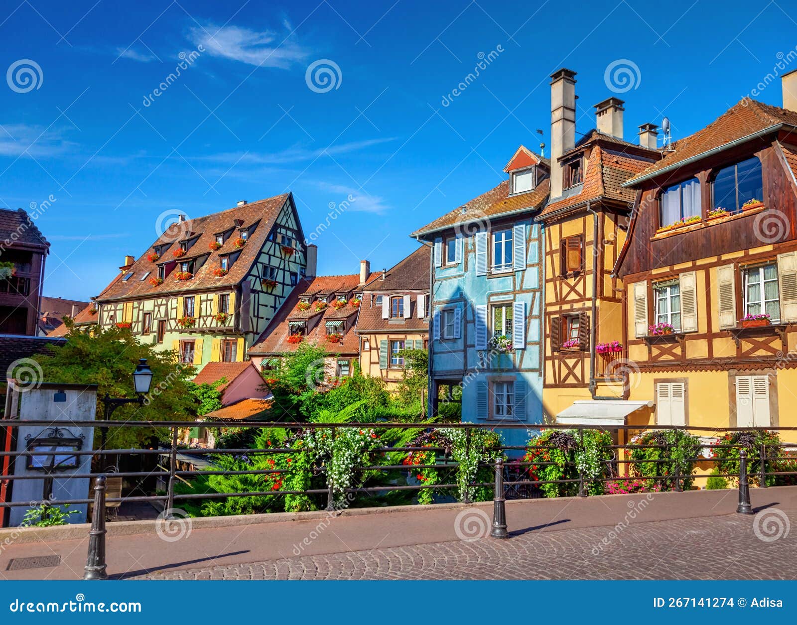 Town of Colmar editorial stock image. Image of facade - 267141274